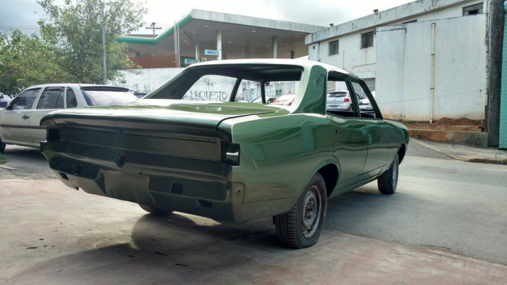 restauração do Opala 1970 Verde Oliva Metálico – BOX3 Tudo que seu ...
